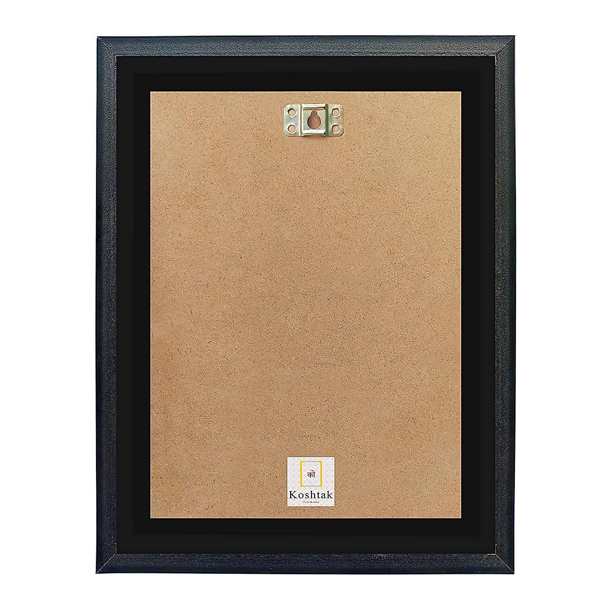 Koshtak Laddu Gopal Photo Frame For Wall Hanging Temple, Puja Room, Home Wall Decor & Worship with Unbreakable Glass &Golden Synthetic Photo Frame