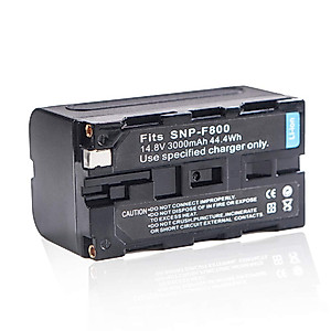 WELLMAKING 80W Battery Set 2 Batteries One Charger is Dedicated to 800C LED Light（The Lights in The Picture Need to be Purchased Separately）