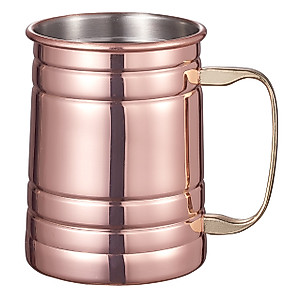 Visol Brinker Copper Plated 20 oz Stainless Steel Moscow Mule Mug