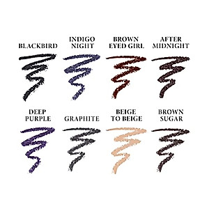 LAURA GELLER NEW YORK INKcredible Gel Eyeliner - Brown Sugar - Waterproof Smudge-proof Eyeliner Pencil - Built in Sharpener