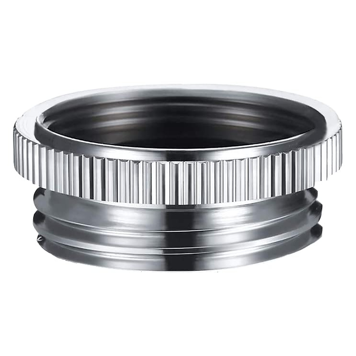 AVAbay GHAF Male 3/4" GHT to Female G1/2"-14T - Garden Hose to Faucet Diverter - Chrome Plated Solid Brass, Female to Male Adapter Fitting for Sink Tub Faucet, Water Filter System