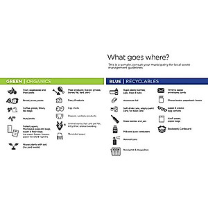 Step N' Sort The 16 Gal. 2-Compartment Stainless Steel Trash and Recycling Bin
