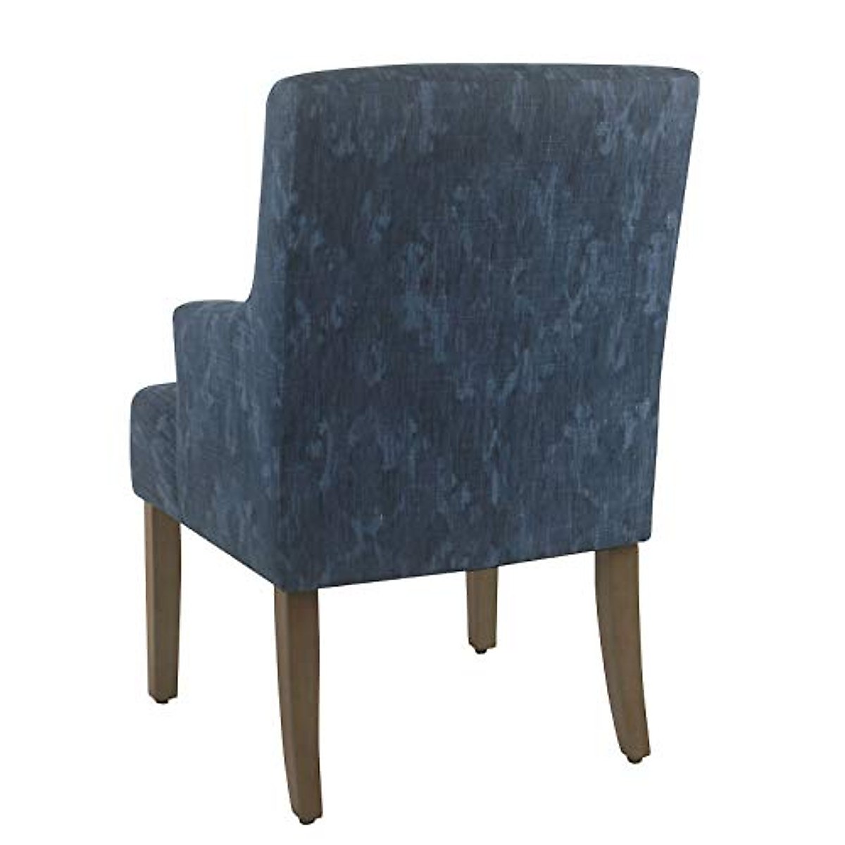 Homepop Home Decor | Upholstered Anywhere Dining Chair | Accent Chairs for Living Room & Bedroom | Decorative Home Furniture (Blue Demask)