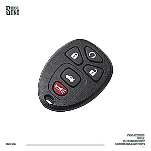 XINXUSONG KOBGT04A Car Key Fob Keyless Control Entry Remote 22733524 5 Button Vehicles Replacement Compatible with Lacrosse Cobalt Malibu G5 G6 Sky