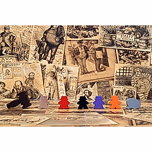 Tammany Hall Board Game - Immersive Political Strategy Game Set in Historic New York City, Family Game for Kids and Adults, Ages 12+, 3-5 Players, 60-90 Minute Playtime, Made by Pandasaurus Games