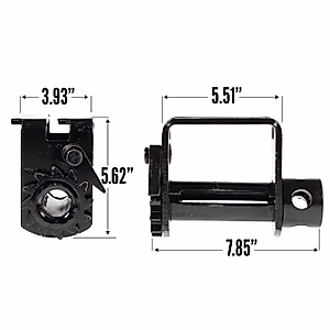 US Cargo Control Standard Sliding Winch for Double L Tracks (5-Pack), 4 Inch Winch Holds Up to 20 Feet of Webbing, Slides to Any Position for Winch Control, 5,500 LBS Working Load Limit
