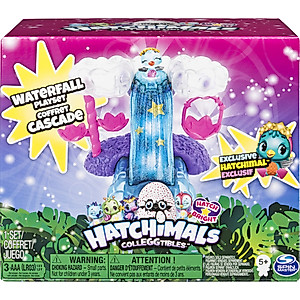 Hatchimals CollEGGtibles, Waterfall Playset with Lights and an Exclusive Season 4 CollEGGtible, for Ages 5 and Up