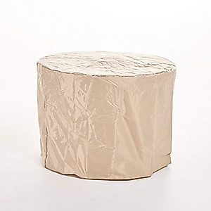 Great Deal Furniture Rogers Propane Fire Pit Round 32" with Grey Top - 40,000 BTU