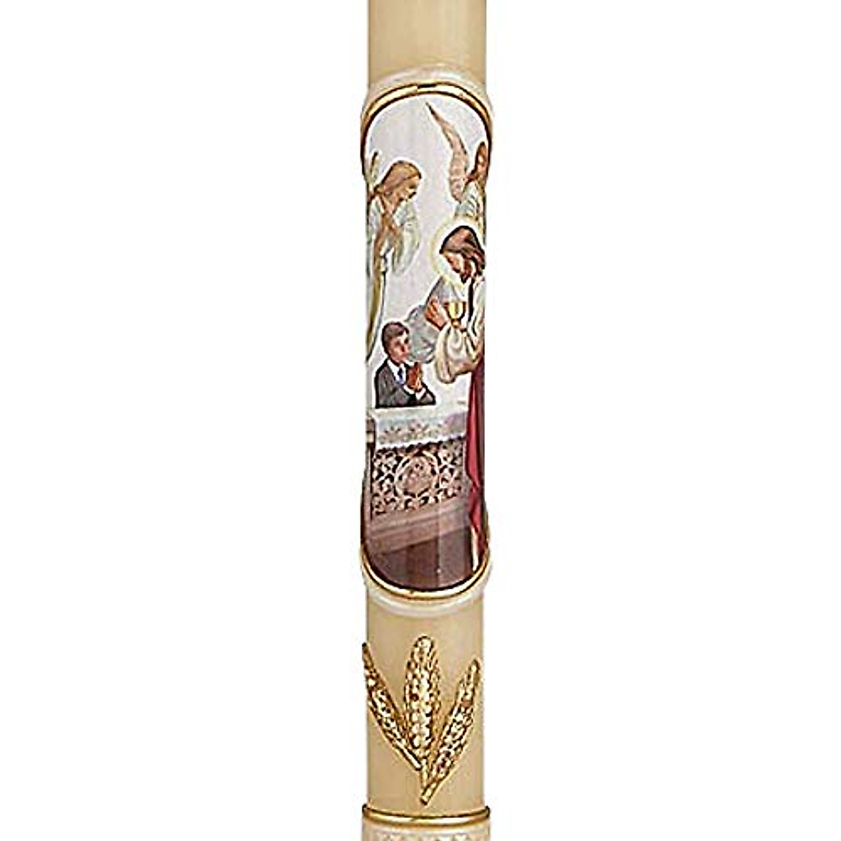 First Holy Communion Taper Candlestick Keepsake Gift for Boys, 9 3/4 Inches