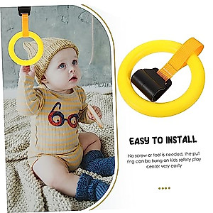 Nursery Pull Rings Infant Bed Pull Ring Vertical Safety Ring Hand Pull Ring Wristband Adjust Infant Supply The Fence Stand up Assist Rings Accessories Tool Bracket cot for