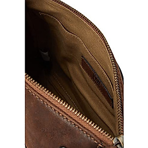 Frye Brooke Suede Crossbody Cognac One Size