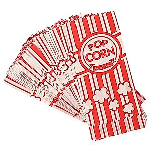 SOLUSTRE 100pcs Popcorn Popcorn Packaging Bag Candy Snack Box Candy Popcorn Mini Accessories Paper Popcorn Bags French Fries Bag Popcorn Holders Cups Convenient Popcorn Bag Snack Supply