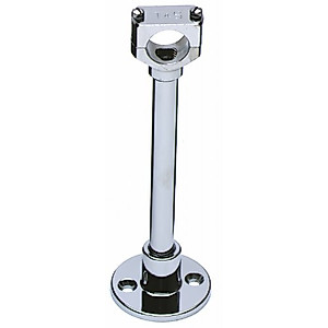 T&S Brass B-0110 6-Inch Wall Bracket Assembly for 1/2-Inch Diameter Pipe with Mounting Hardware