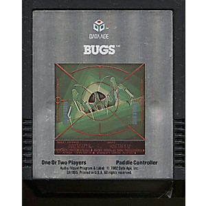 Bugs Vintage Atari 2600 Video Game Cartridge