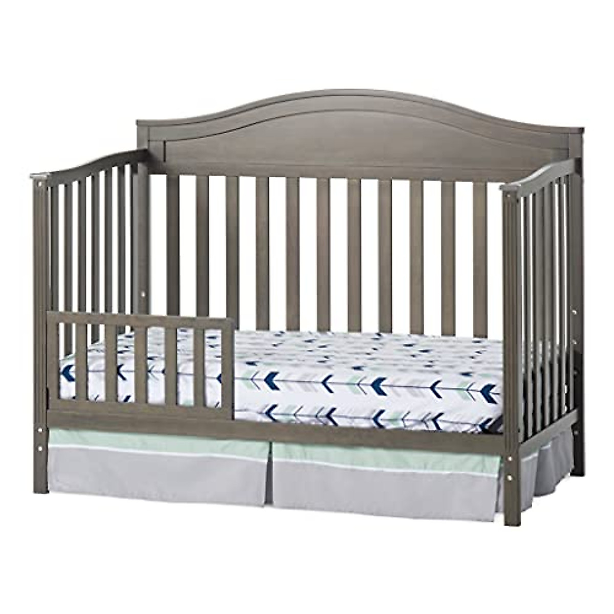 Child Craft Sidney 4-in-1 Convertible Crib, Dapper Gray