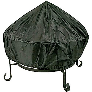 Global Outdoors 26" Genuine Copper Fire Pit with Screen, Cover and Safety Poker