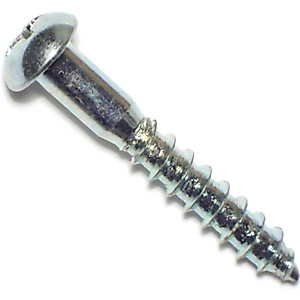 Hard-to-Find Fastener 014973299569 Phillips Round Wood Screws, 10 x 1-1/4, Piece-30