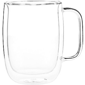 ZWILLING J.A. Henckels Glass Latte Mug Set, 2 Count (Pack of 1)