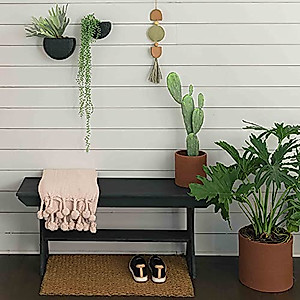 Main + Mesa Woven Cotton Pom Pom Throw