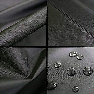 STARTWO Lawn Mower Cover, Tractor Cover Fits Decks up to 54", Heavy Duty Waterproof Riding Lawn Mower Cover with Drawstring and Storage Bag, All Weather Protection, Rip Resistant Fade Resistant,Gray