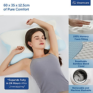 DREAMCARE 3-in-1 Cervical Neck Pillow with Leg Rest & Lumbar Support
