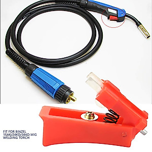 Arc Welding Equipment Trigger Switch MIG Welder Switch, 5Pcs High Sensitivity Trigger Switch Fit for Binzel 15AK/24KD/36KD