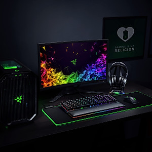 Razer Nari Ultimate Wireless 7.1 Surround Sound Gaming Headset: THX Audio & Haptic Feedback - Auto-Adjust Headband - Chroma RGB - Retractable Mic - For PC, PS4, PS5 - Black