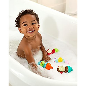 Skip Hop Baby Bath Toy, Zoo Mix & Match Flippers, Unicorn/Fox (Discontinued by Manufacturer)