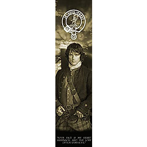 Geekograph Jamie Fraser Outlander Quote Bookograph Metal Bookmark