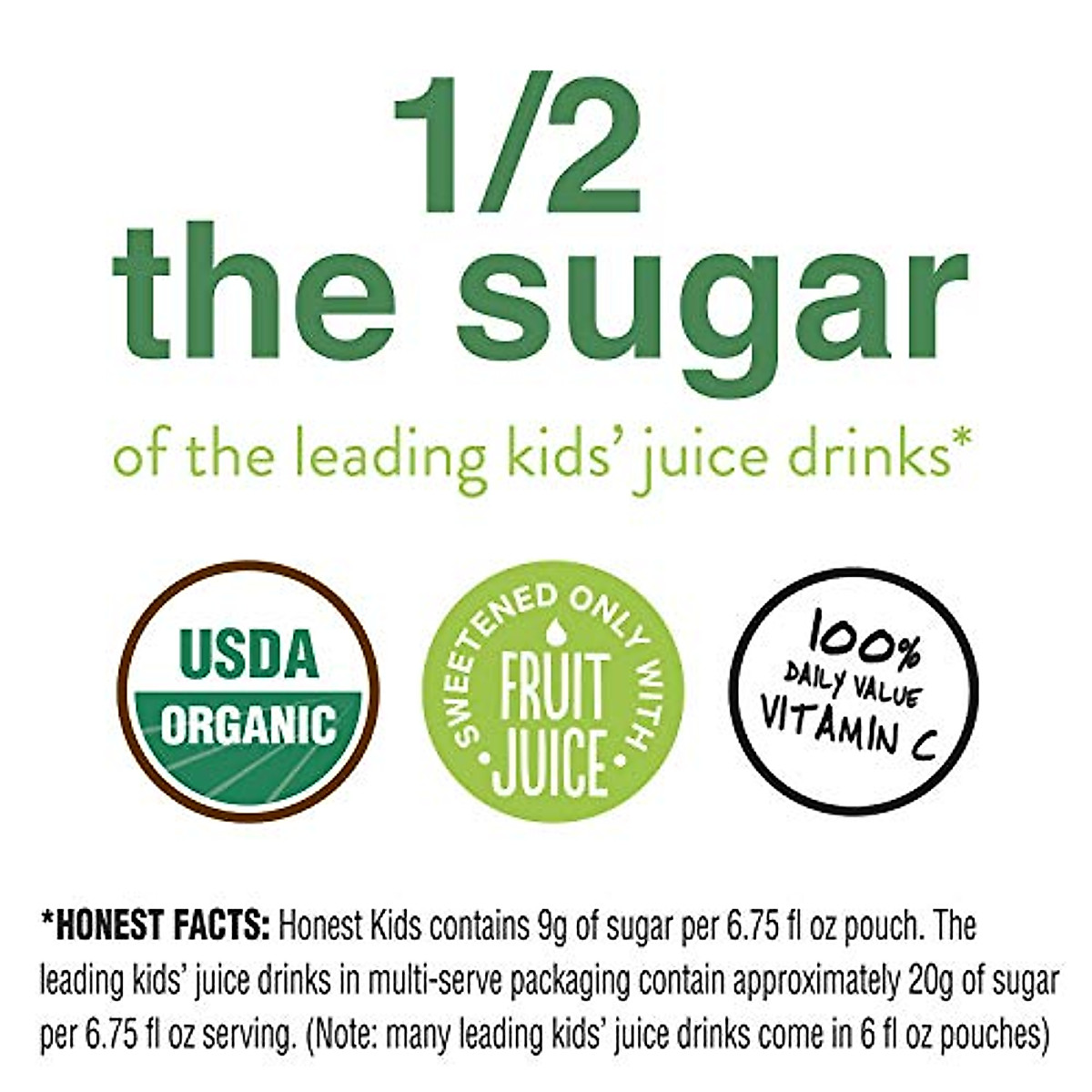 Honest Kids, Goodness Grapeness Grape Fruit Juice, 6.75 Fl Oz (pack of 8)