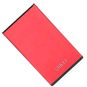 Portable External Hard Drive,USB 3.0 Mobile Hard Drive,Hard Drive External Storage for PC, Laptop,Red(250GB)