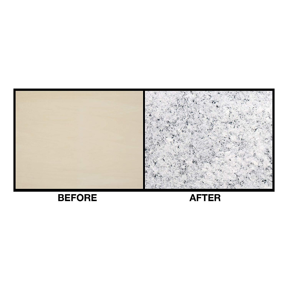 GLAINTE Granite Countertop Paint Kit - White Diamond Counter Top Refinishing Kit for Kitchen Bathroom