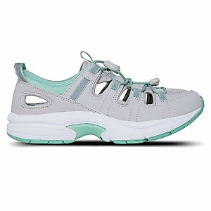 Dr. Comfort Amelia Womens Running Shoes-Athletic Shoes for Women-Diabetic Shoes with Gel Inserts-Gym and Hiking Shoes, Grey 10 Wide (C/D)