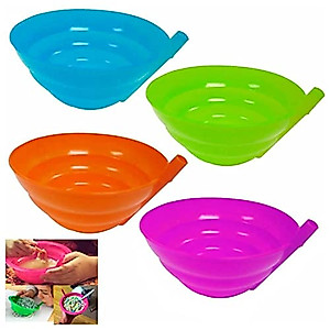 12 Pc Cereal Bowls With Straws Sip A Bowl Built In Straw Soup Drinking BPA Free