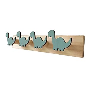 FONDOTIN Dinosaur Hook Wall Mounted Clothes Hanger Household Decor Keychain Hooks Entryway Hooks Modern Towel Hooks Rustic Towel Hook Wood Wall Hook Wall Hanging Hook Kitchen Hooks
