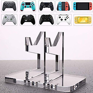 gyfyyds Game Console Handle Bracket Black Environmental Protection Acrylic Wall-Mounted Desktop Bracket Standard Wall Mount
