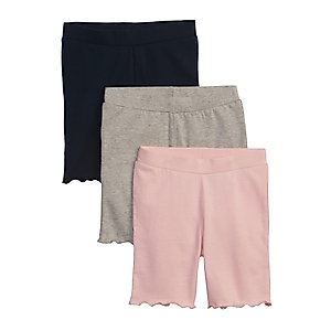 GAP Baby Girls Bike Shorts, Multi, 2T US