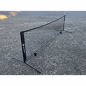 Portable Quick Set Mini Tennis Net 10ft for Padel Tennis net, Tennis net, Pickleball net on Driveway Backyards with Carrying Bag (10 ft)