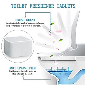 White Elephant Gifts, Toilet Tablets Prevent Poop from Splashback,12 Pack WEIKESHI Scent Toilet Bombs Unique Gifts for Women,Christmas Stocking Stuffers for Women,Gifts for Women and Men