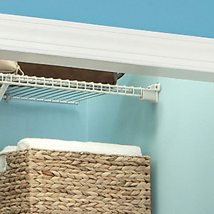 ClosetMaid 21941 Pre-Loaded 2.75-Inch Low-Profile Wall Brackets with Anchors for Wire Shelving, 250-Pack, White