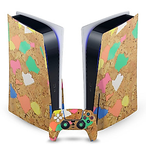 Head Case Designs Officially Licensed Ninola Colourful Assorted Vinyl Faceplate Sticker Gaming Skin Decal Cover Compatible with Sony Playstation 5 PS5 Disc Edition Console & DualSense Controller