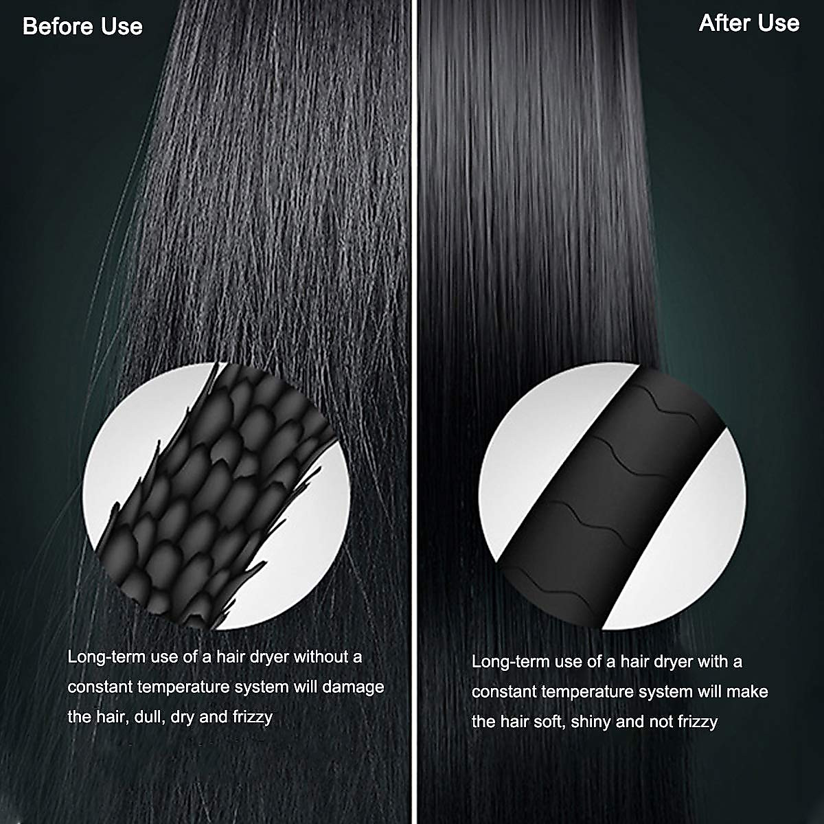 SZWH Hair Dryer Brush,Hot Air Hair Brush Comb,5 in 1 Hot Air Brush Hair Dryer and Volumizer Styler,Salon Negative Ionic Blow Dryer Straightener and Curler