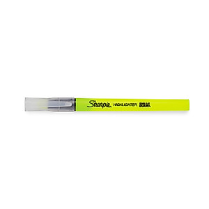Sharpie Clear View Highlighter Stick, Yellow, 12/Pack (1950746)