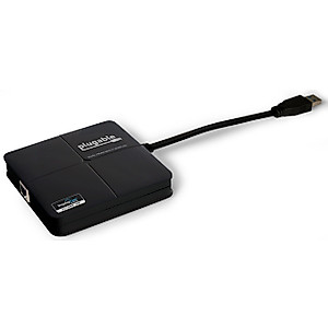 Plugable USB 3.0 Universal Mini Laptop Docking Station for Windows and Mac (Dual Video HDMI and DVI/VGA, Gigabit Ethernet)