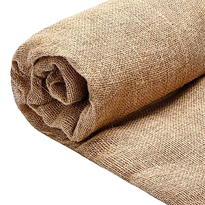 Burlap Roll Natural Burlap Fabric Multipurpose Rustic Fabric Roll for Garden Wedding Table Runners Home Party Decor (63 Inch x 30 Feet)