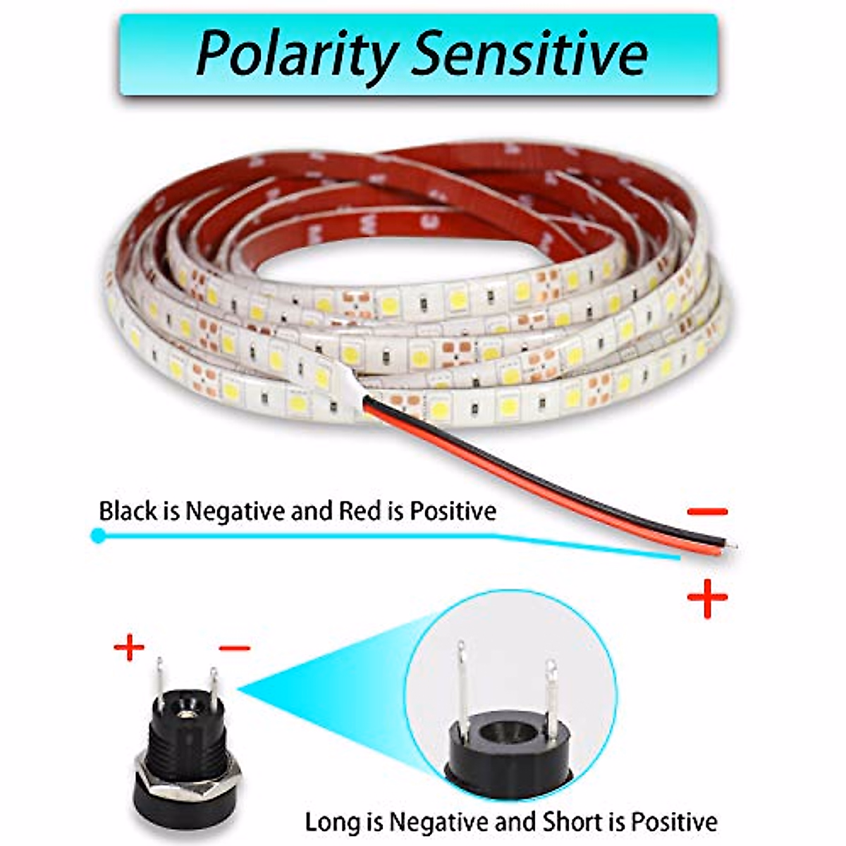 Seagenck RV Led Awning Party Light, Led Awning Strip Light for Camper Motorhome Travel Trailer Concession Stands Food Trucks, Light Up Canopy Area for BBQ Play Cards, 5m(16.4ft), Dc 12v, Red