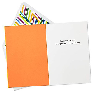 Hallmark Signature Birthday Card (Confetti Balloon Animal)