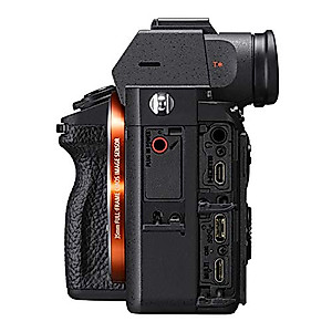 Sony Alpha a7 III Full Frame Mirrorless Camera with 28-70mm Lens with Single Set Microphone System, Memory Card, Rechargeable 2000mAh Battery (2-Pack) and Dual Charger, and Hard Case (5 Items)