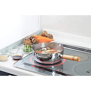 Japanese Stainless Steel Yukihira Saucepan, Made in Japan (1, 2.2 Quart)