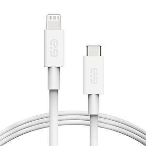 PureGear USB C to Lightning Cable (3 ft, White), MFi Certified Cable for iPhone 14 Pro Max/14/13 Pro Max/13/12 Pro Max/12/11 Pro Max/11/X/XS/SE/AirPods Pro, Supports Power Delivery Fast Charging Cord